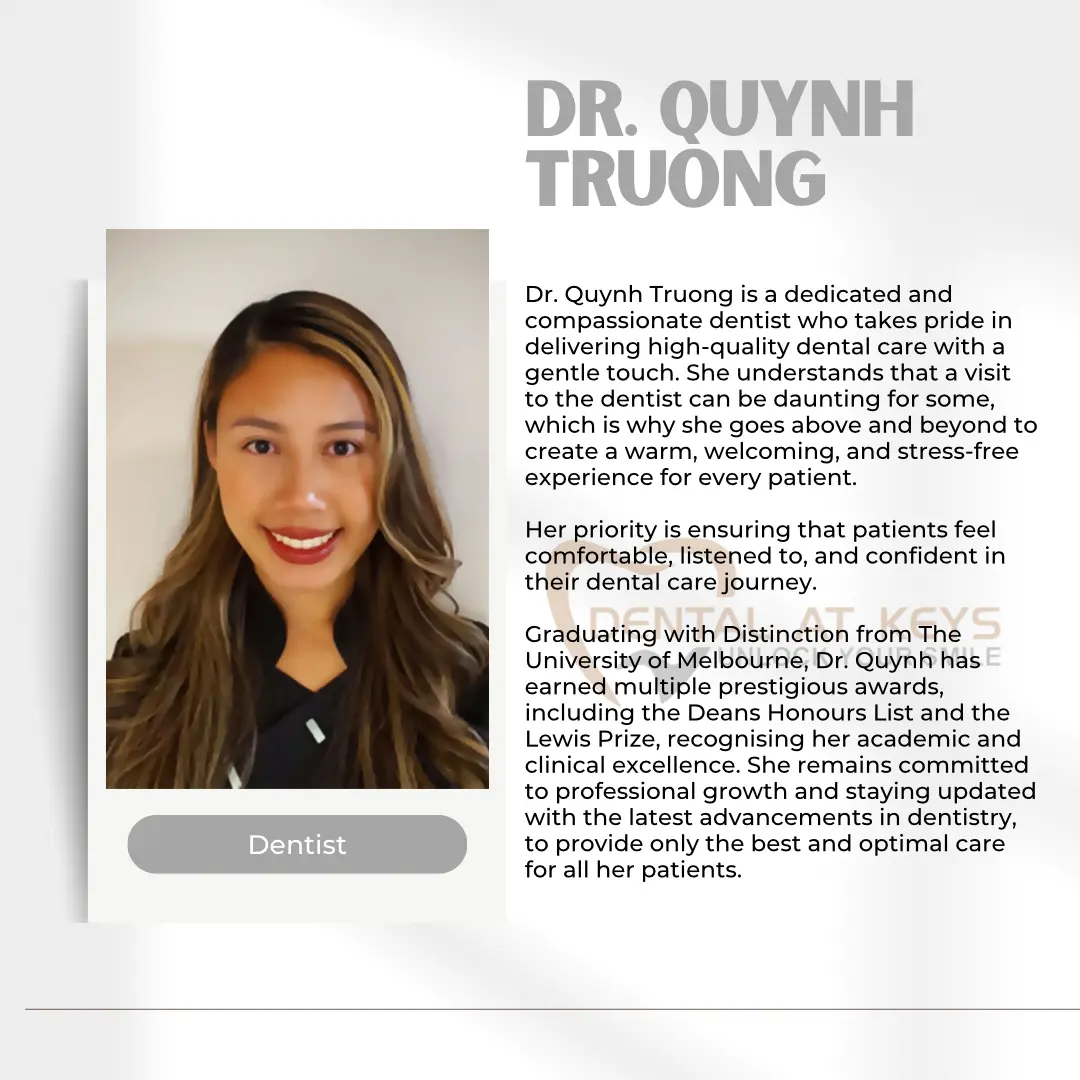 A warm welcome to Dr. Quynh! ️ - Dental at Keys
